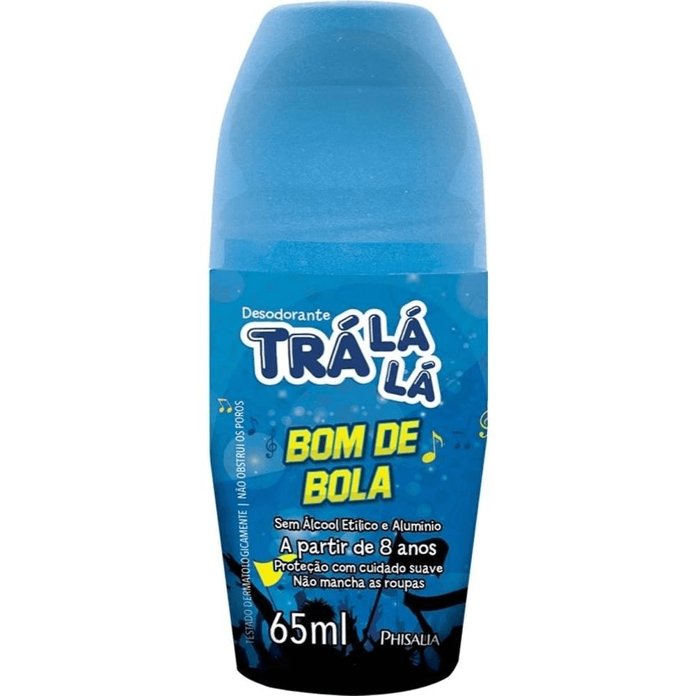 Des Tra/La/La Roll-On Kids Bom Bola 65ml - Danny Cosmeticos