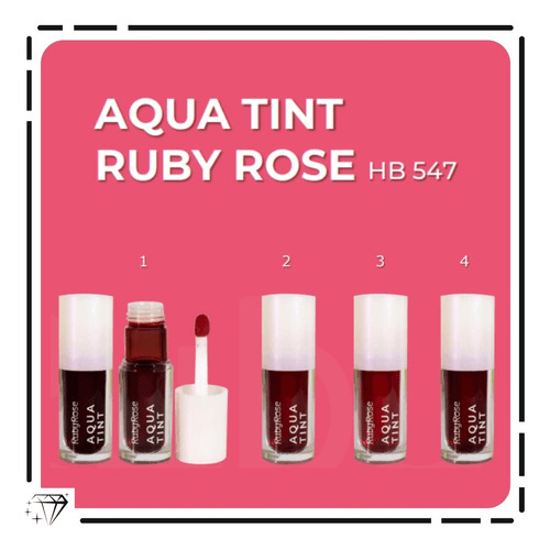 Aqua Tint Ruby Rose - Danny Cosmeticos